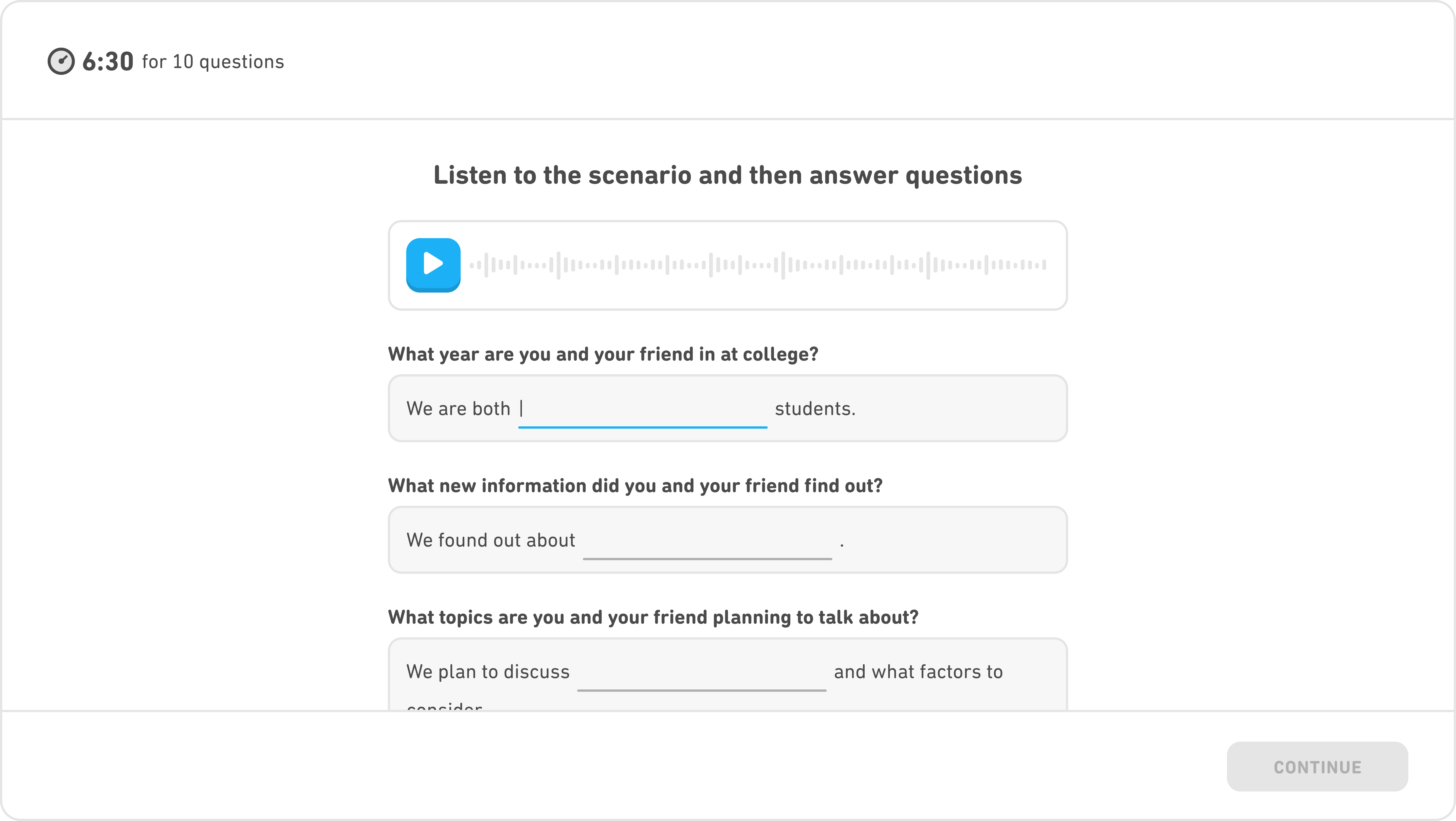 Actualización del examen: preguntas ampliadas de Interactive Listening ...