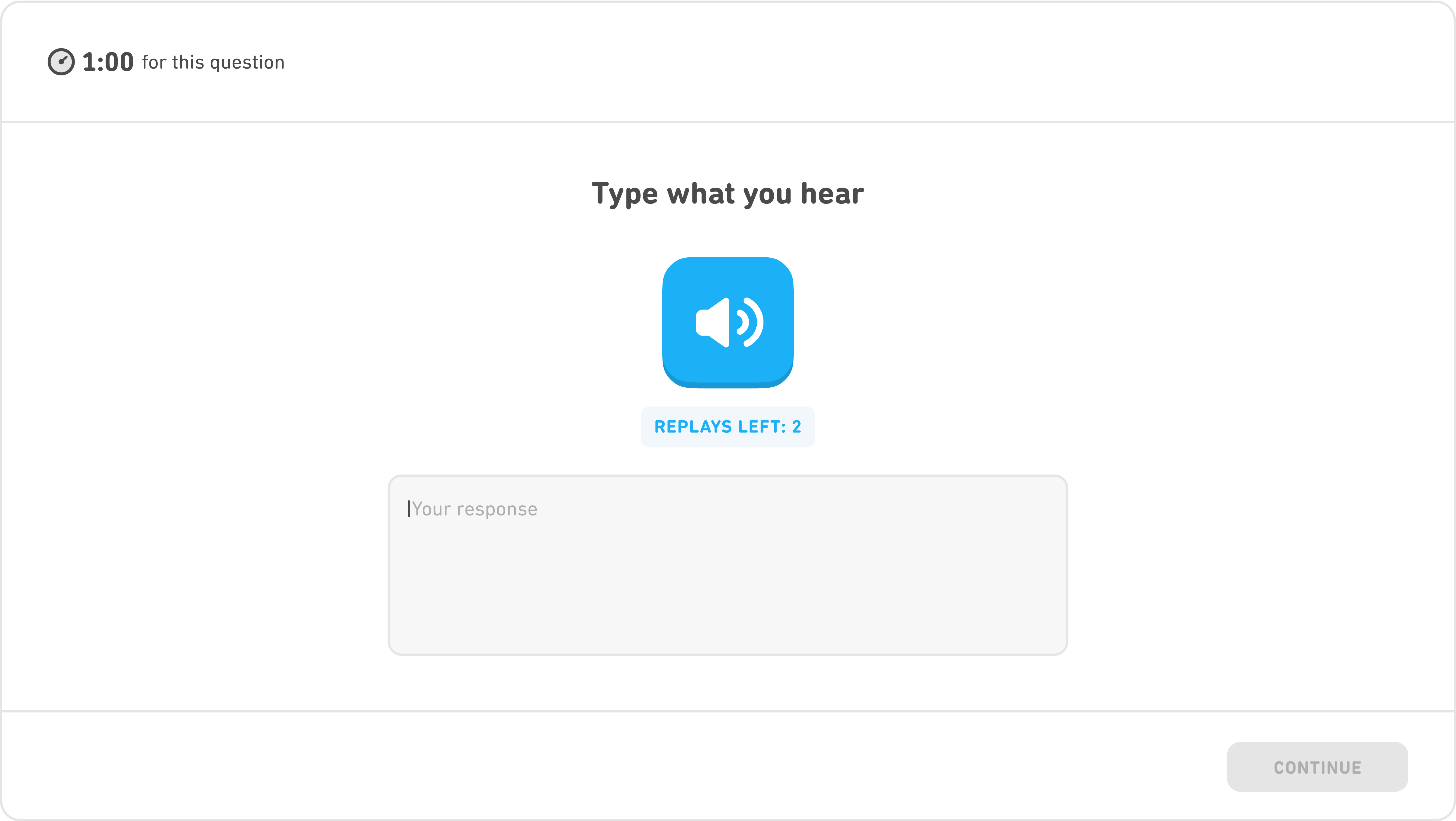 Listen and Type – Duolingo English Test